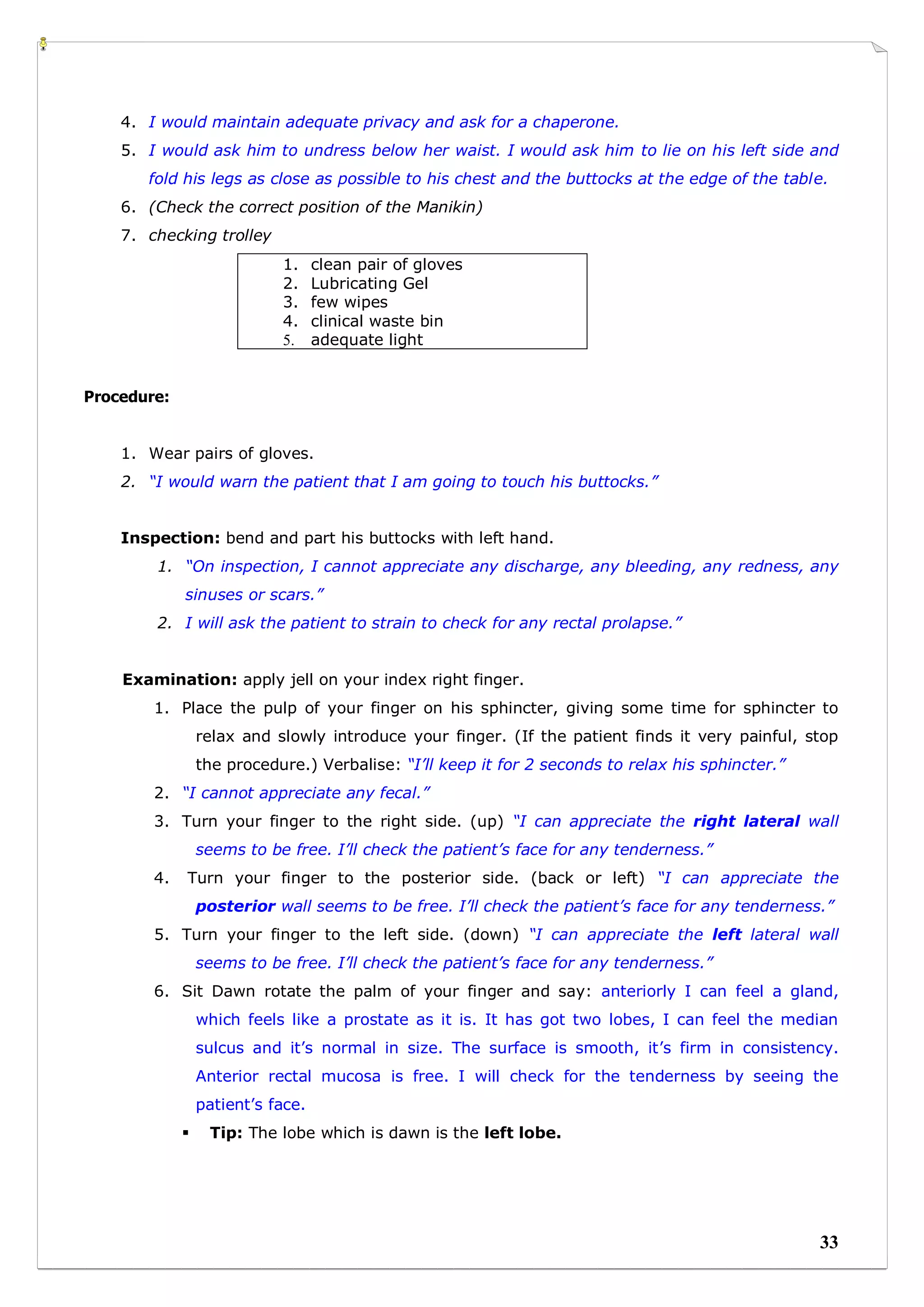 Manikins examination for Medical students | PDF
