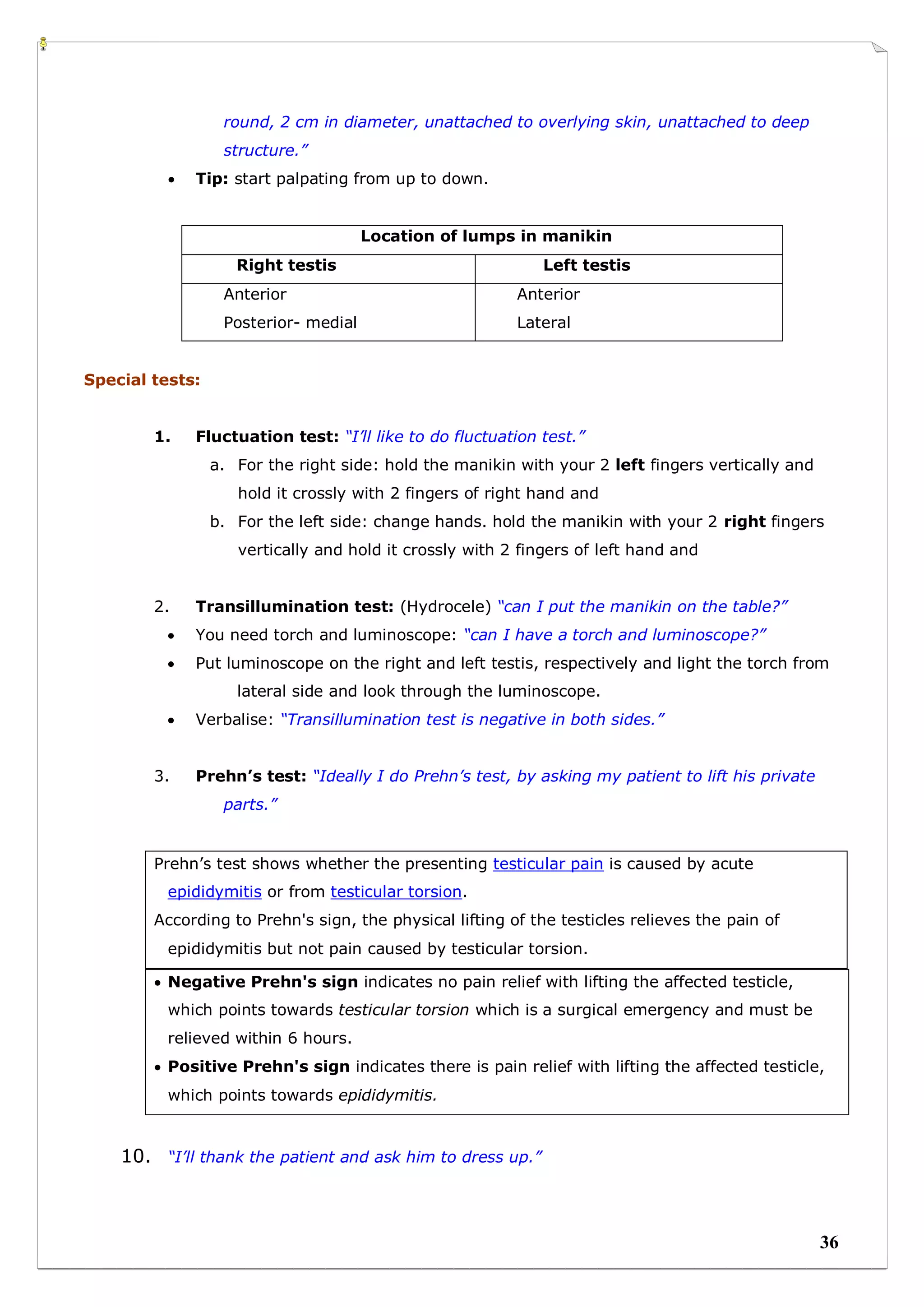 Manikins examination for Medical students | PDF
