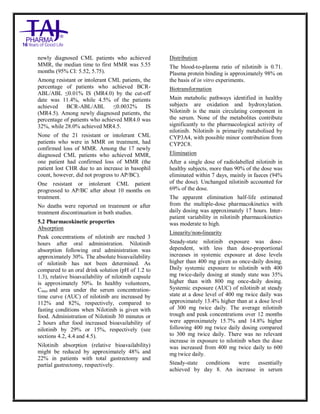 Nilotinib Capsules Taj Pharma SmPC | PDF