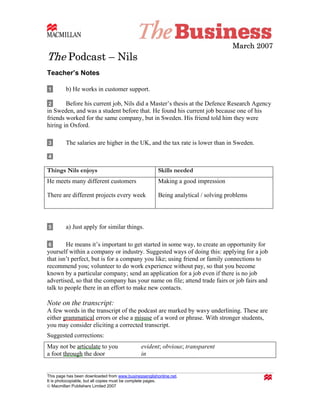 Nils worksheet | PDF