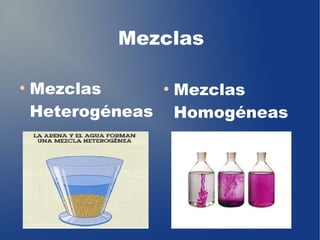 Materiales, mezclas y soluciones | ODP | Chemistry | Science
