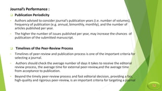 How to select a journal to publish Article | PPTX