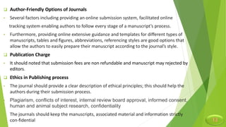 How to select a journal to publish Article | PPTX