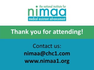 NIMAA- Becoming a host clinic | PPT