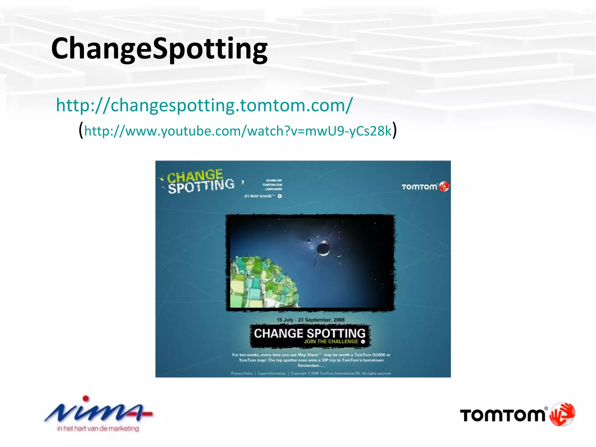 NIMA Brand Activation - TomTom Map Share Tom Tom | PPT
