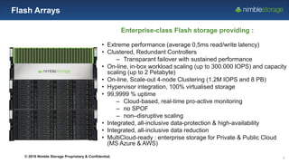 Nimble Storage - The Predicitive Multicloud Flash Fabric | PPT