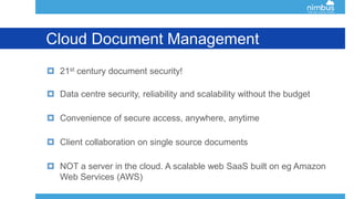 Cloud vs Desktop: What it means for Document Management - Accounting Business Expo | PPT