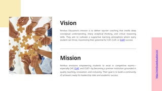 Nimbus Education – Best Coaching for CAT, CLAT & CUET Preparation.pptx