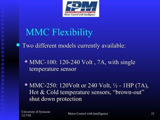 Low Cost Automatic Speed Control of Single Phase AC Fan Motors | PPT