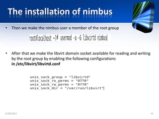 Nimbus project | PPTX