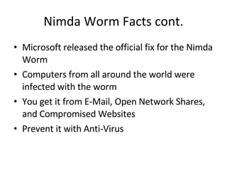 Nimda Worm | PPT