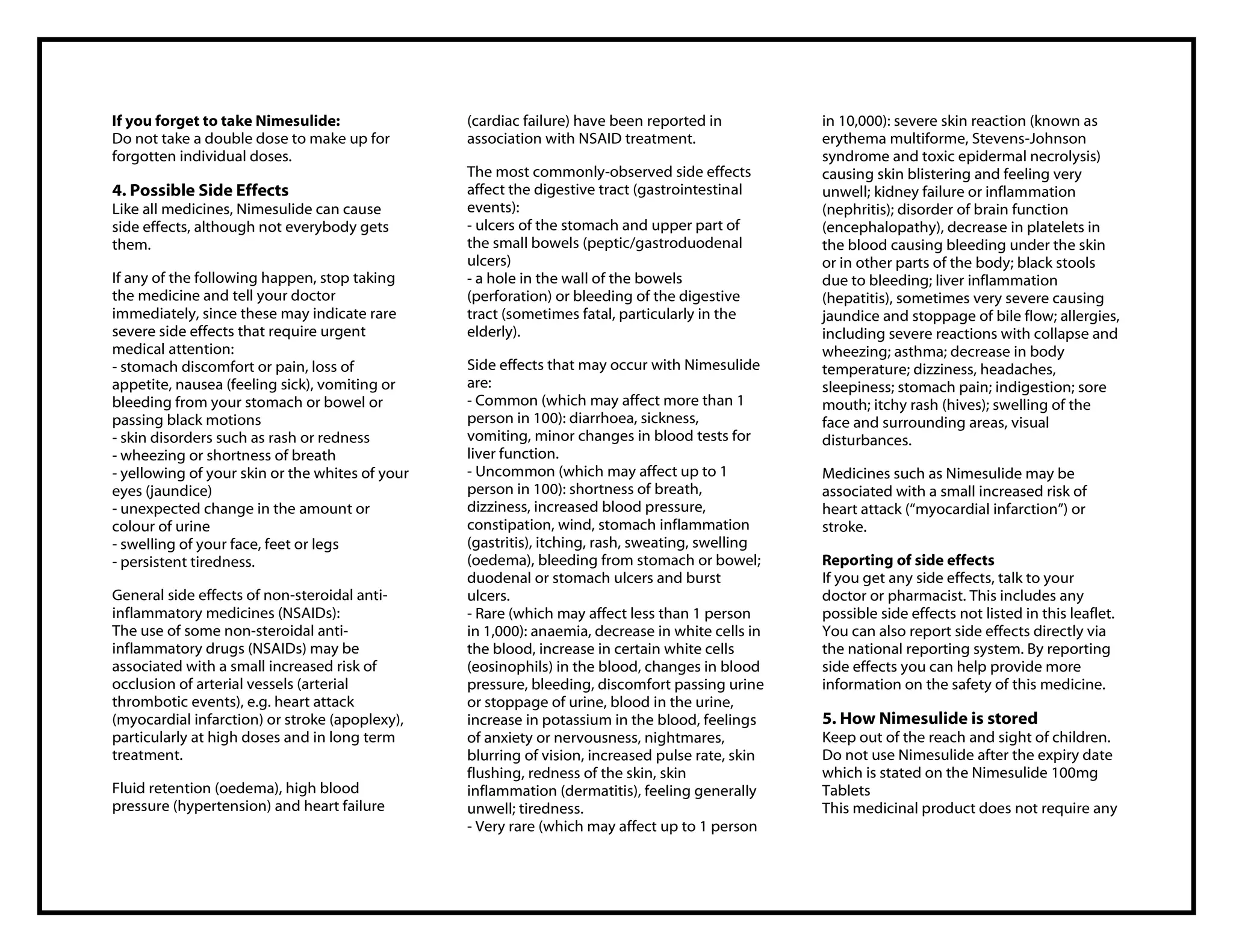 Nimesulide 100mg tablets pil, taj pharmaceuticals. | PDF