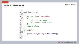 NIM game | PPTX