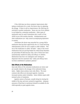 Attention Deficit Hyperactivity Disorder (NIMH) | PDF