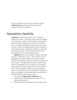 Attention Deficit Hyperactivity Disorder (NIMH) | PDF