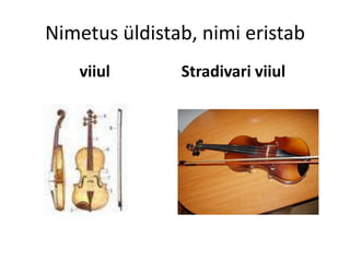 Nimi Ja Nimetus | PPTX