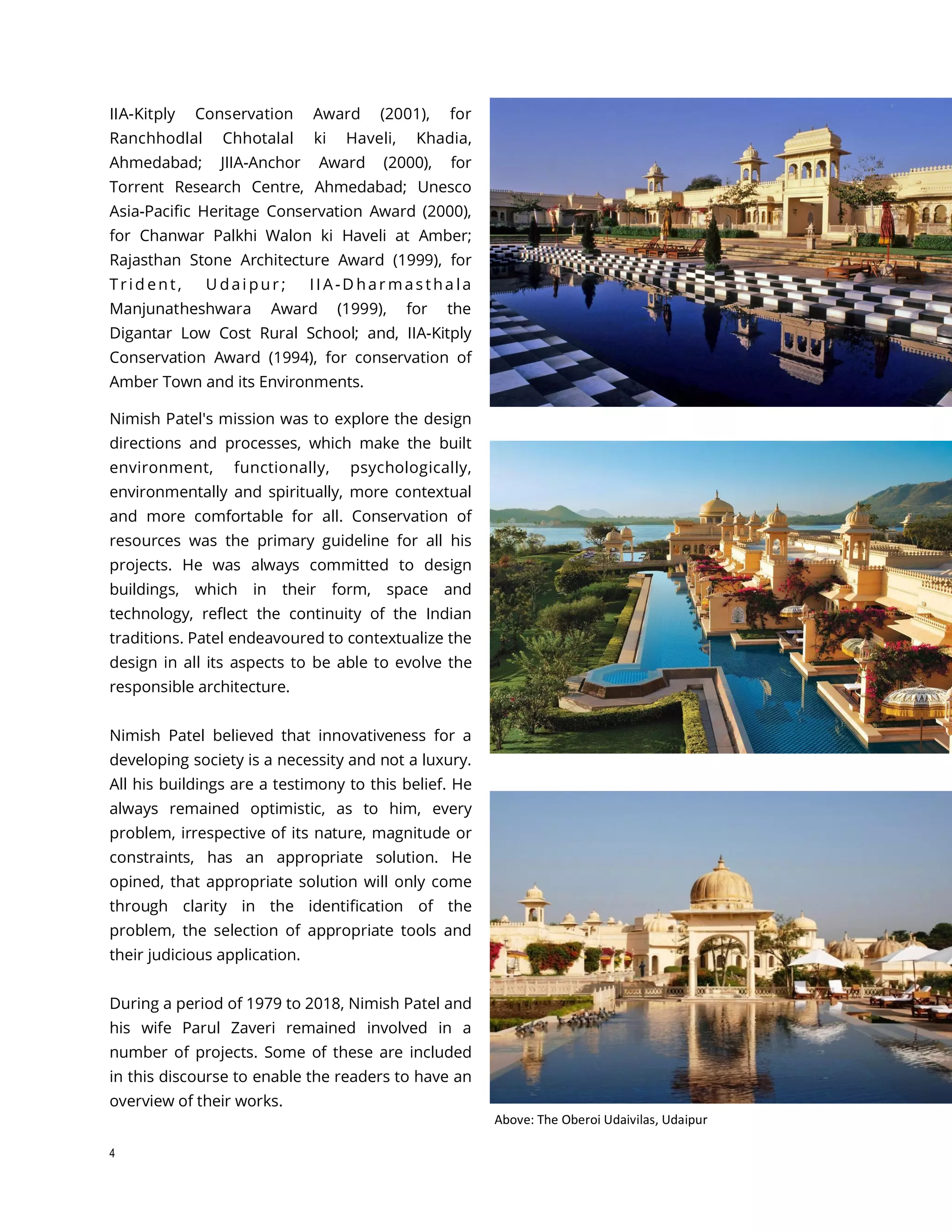 A Tribute To Nimish Patel - A Noted Indian Architect & Conservationist ...