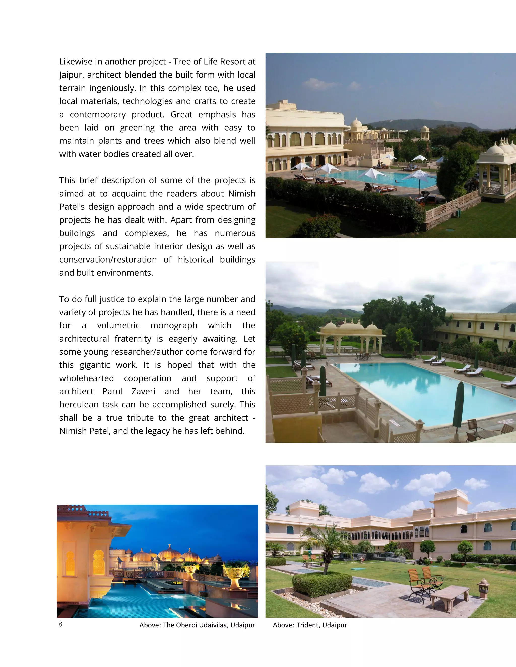 A Tribute To Nimish Patel - A Noted Indian Architect & Conservationist ...