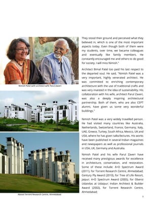 A Tribute To Nimish Patel - A Noted Indian Architect & Conservationist ...
