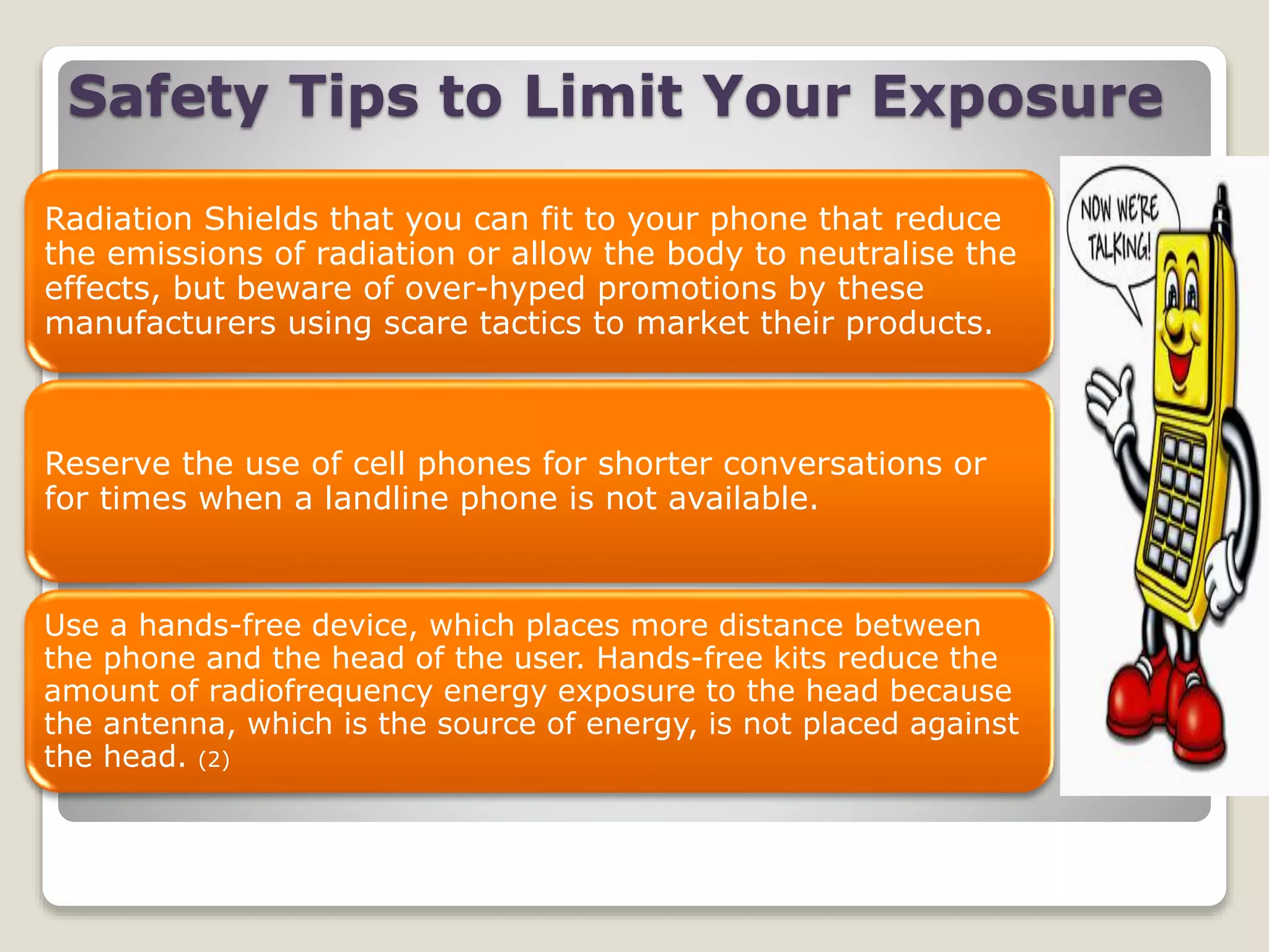 Effect of mobile-phone radiation on Human health | PPTX