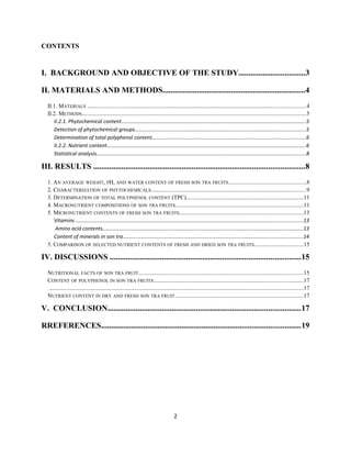 Study on nutrient compositions of Son tra fruits (Docynia indica). Part ...