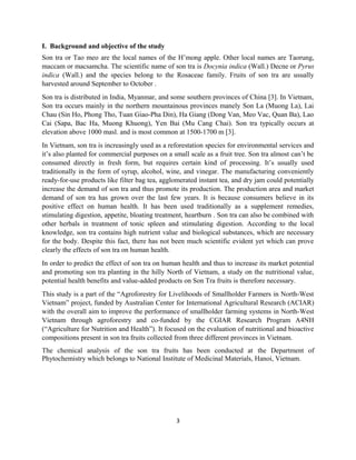 Study on nutrient compositions of Son tra fruits (Docynia indica). Part ...