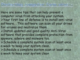 Virus ......................... Khatarn | PPTX | Antivirus Software | Computer Software and ...