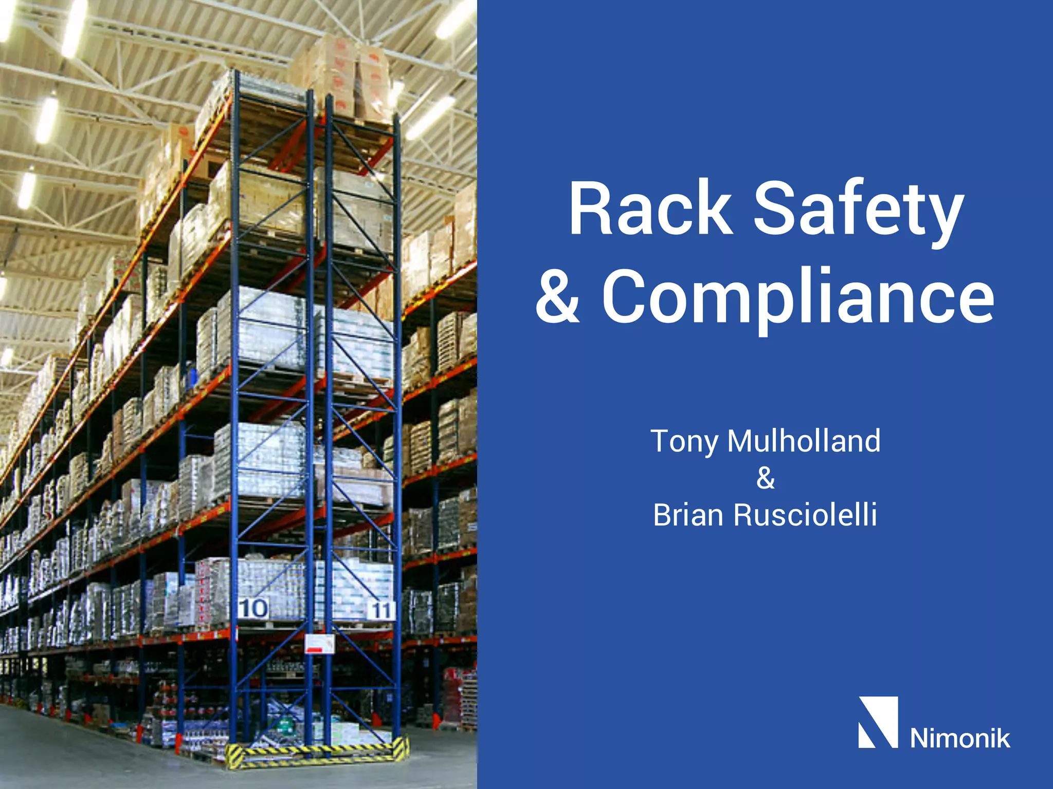 Nimonik Expert EHS Series: Rack Safety and Compliance | PDF