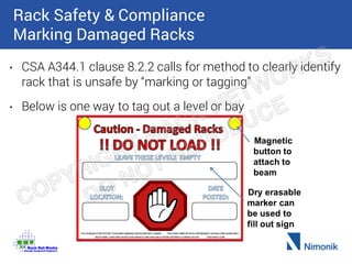 Nimonik Expert EHS Series: Rack Safety and Compliance | PDF