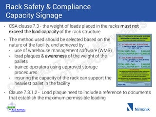 Nimonik Expert EHS Series: Rack Safety and Compliance | PDF