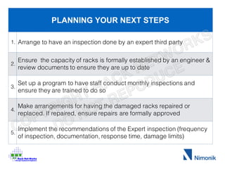 Nimonik Expert EHS Series: Rack Safety and Compliance | PDF