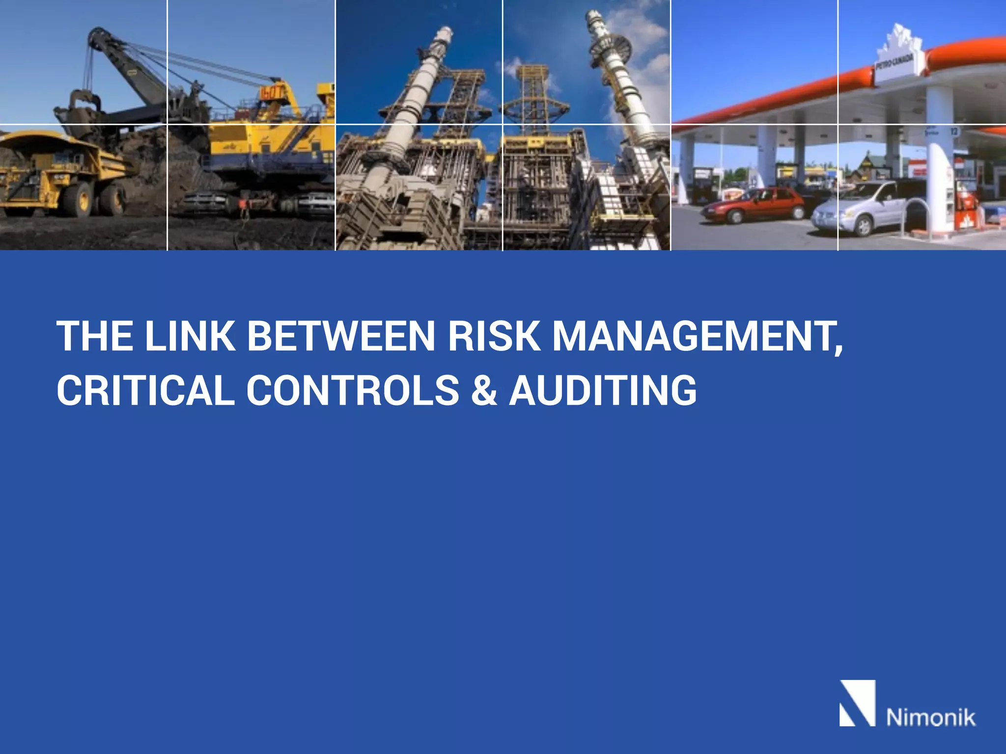 The link between risk management critical controls and auditing | PDF