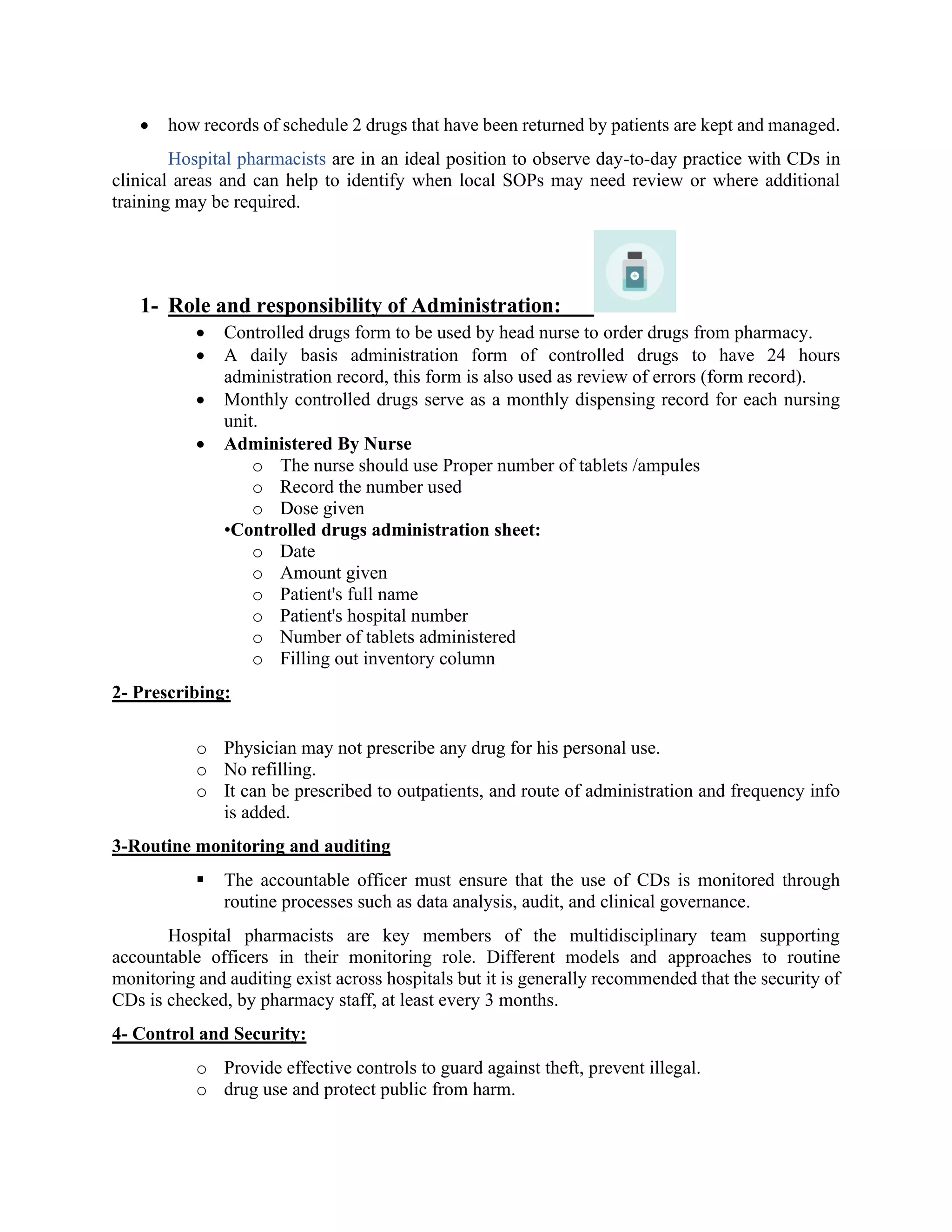 Distribution of controlled substances | PDF