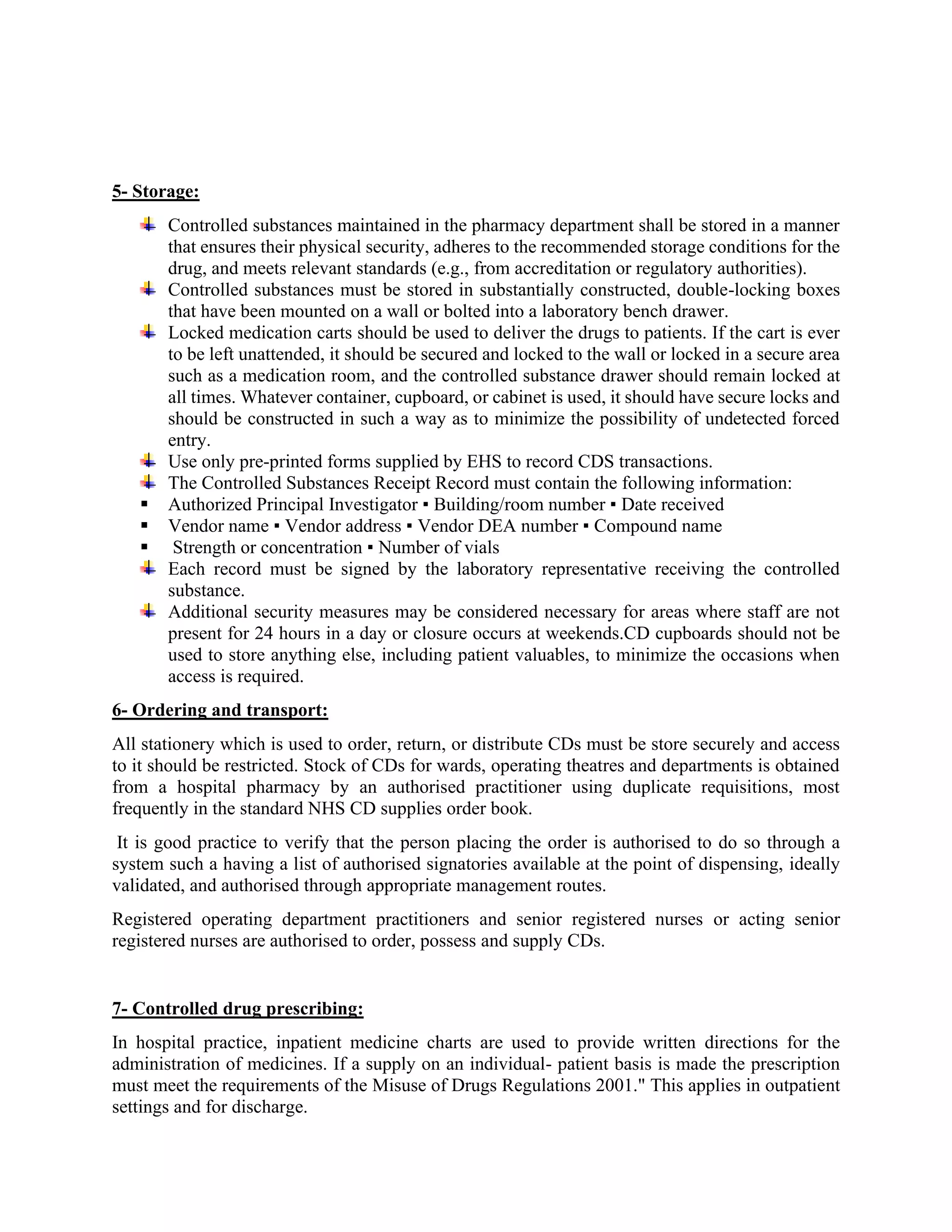 Distribution of controlled substances | PDF