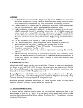 Distribution of controlled substances | PDF