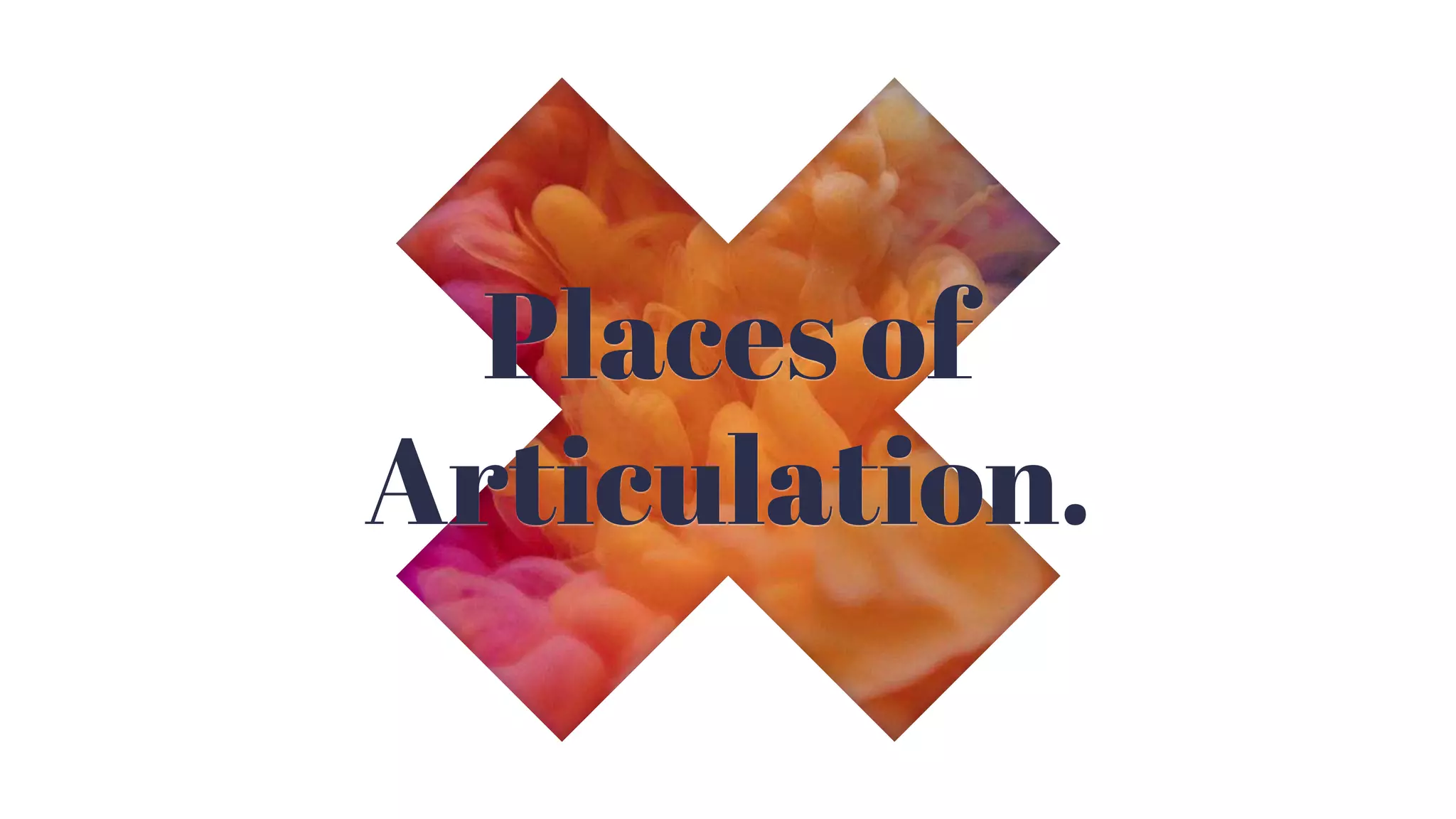 Places of articulation. | PPTX