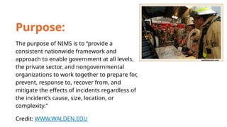 National incident Management System Training | PPTX