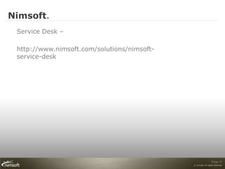 Nimsoft-bh 8 11 | PPTX | Cloud Computing | Internet