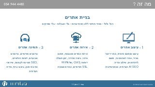 Nimtsa website design june 2020 (Hebrew Version)