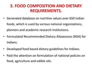 National Institute of Nutrition (NIN) | PDF