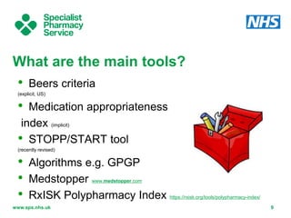 Patient Centred Polypharmacy Process_Professor Nina Bernett | PPT
