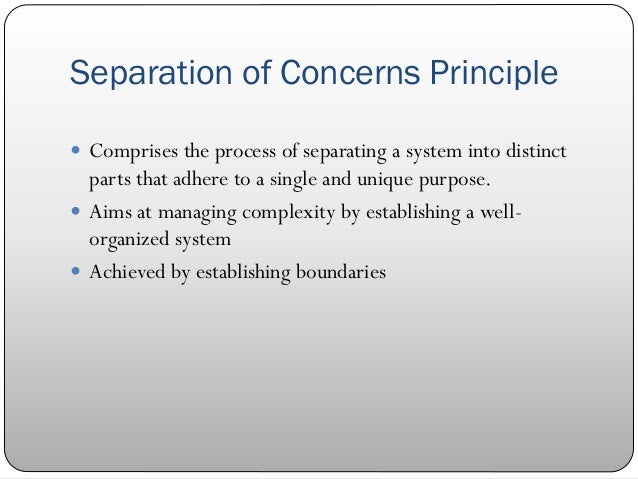 Nina Grantcharova Approach To Separation Of Concerns Via Design Pat…
