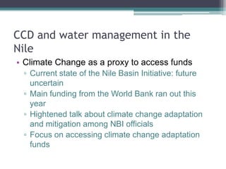 Climate change and water security: Impacting decision-making processes ...