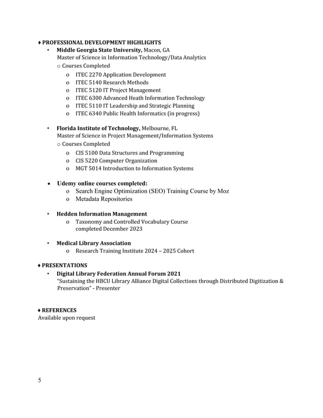 Nina Ivey Ishokir Resume CV Librarian 17 | DOCX