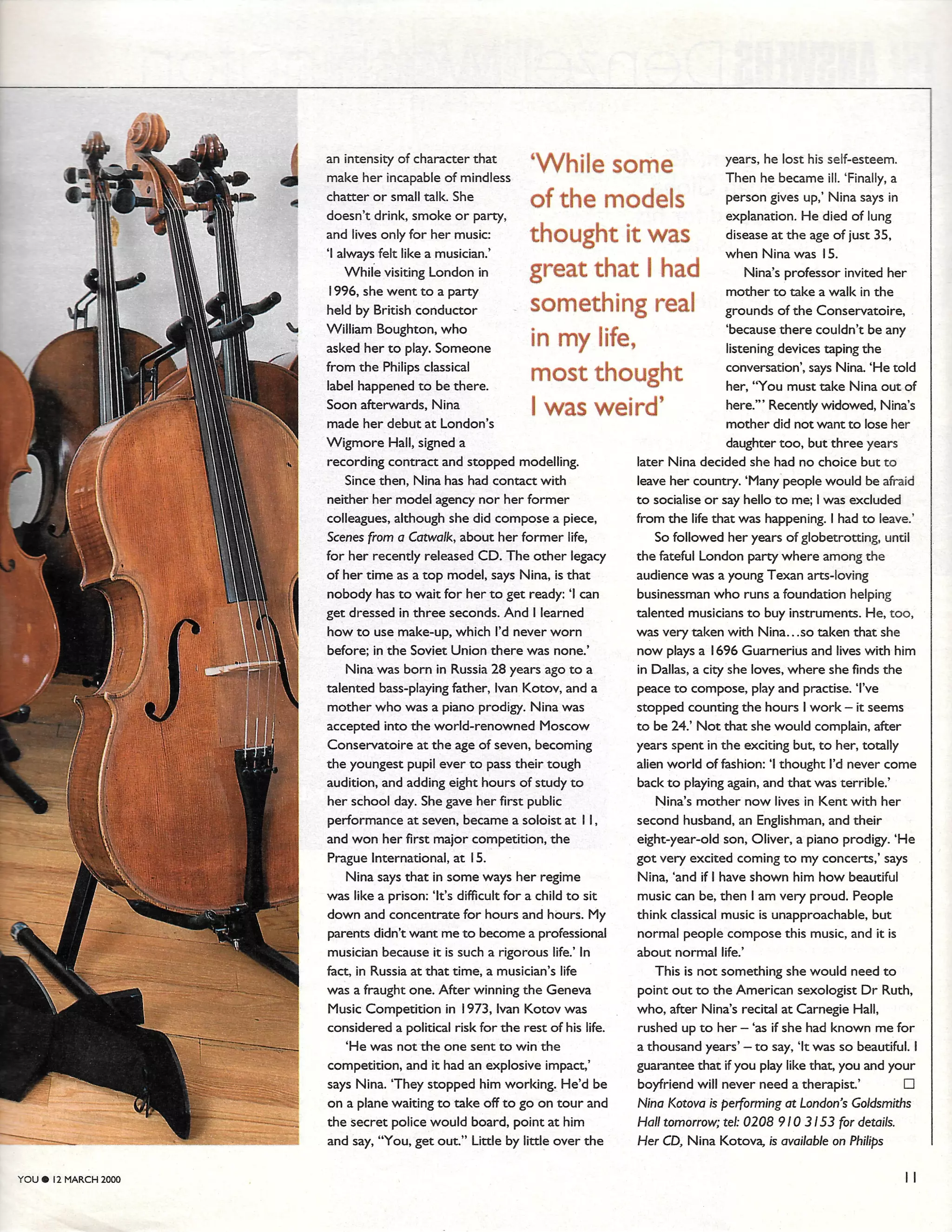 Nina Kotova: Daily Mail, Interview | PDF