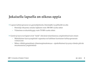 Nina Sajaniemi - Kaikilla lapsilla on oikeus kukoistaa | PDF