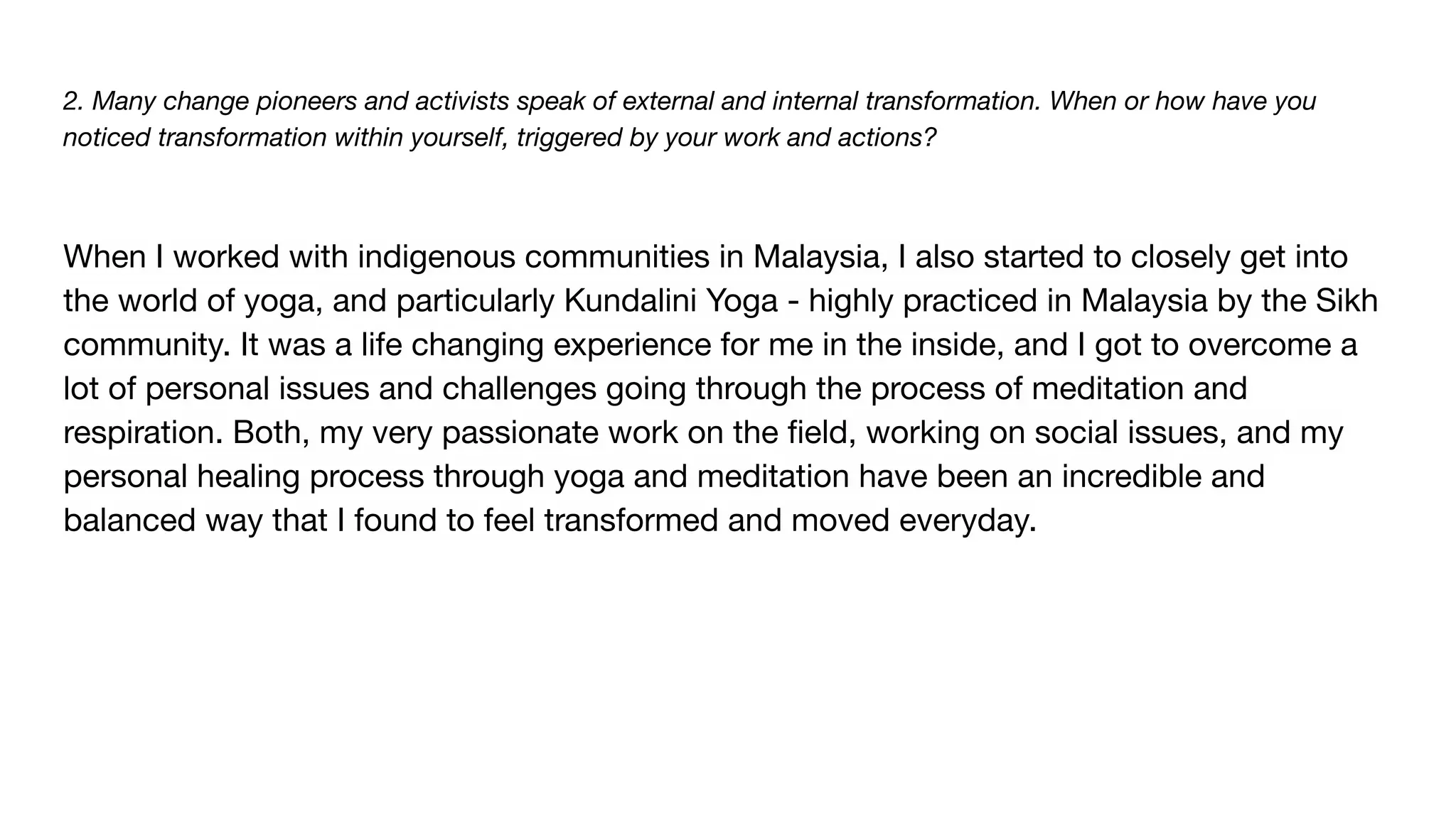 Positive Change Maker Interview: Nina Soutoul | PPT