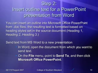 Nine Easy Steps To Creating A PPt Presentation | PPT