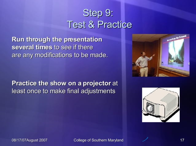 Nine Easy Steps To Creating A PPt Presentation | PPT