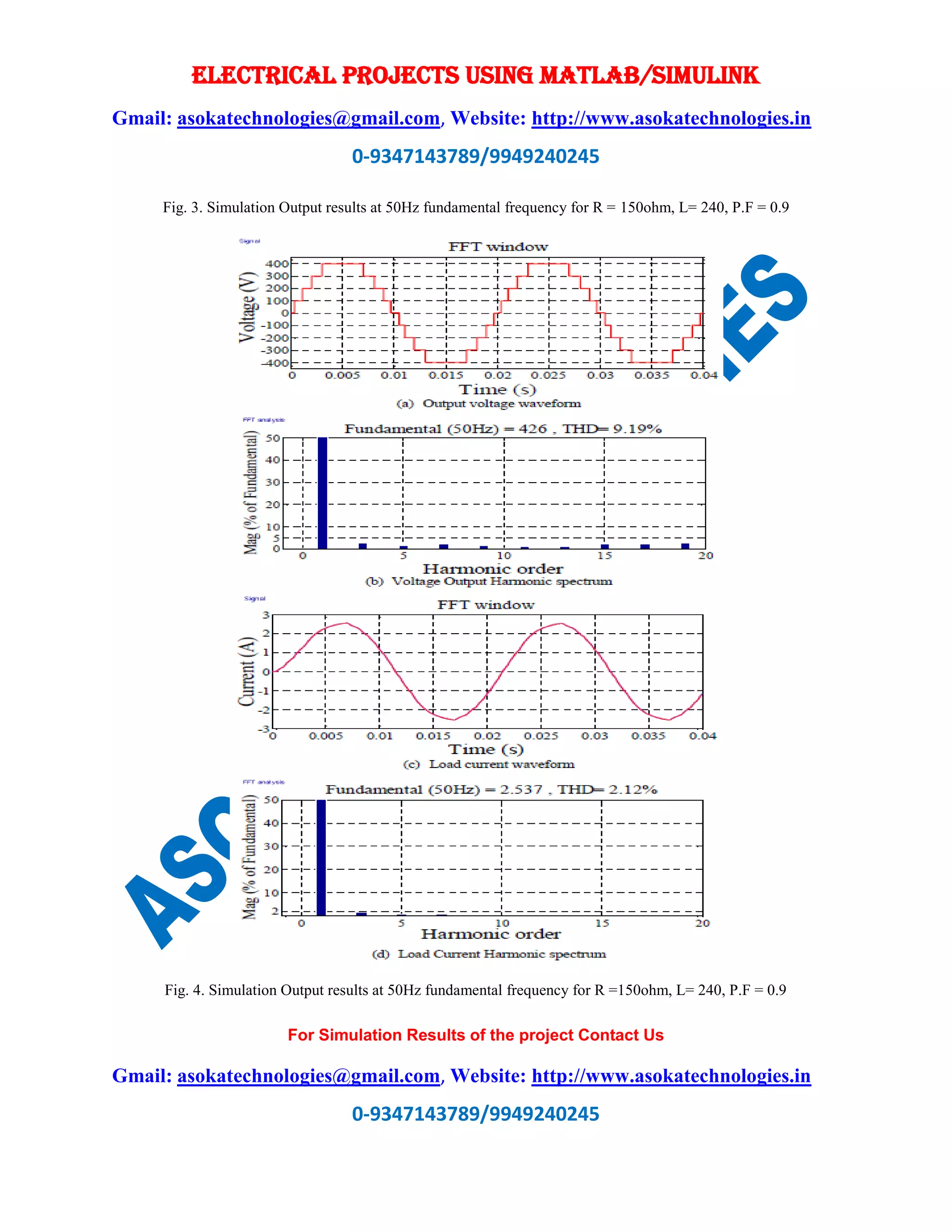 Nine-level Asymmetrical Single Phase Multilevel Inverter Topology with Low switching frequency ...